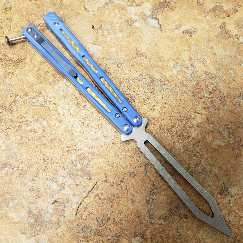 TheOne 蓝色G10柄BM51练习刃 - 泠兵刀具